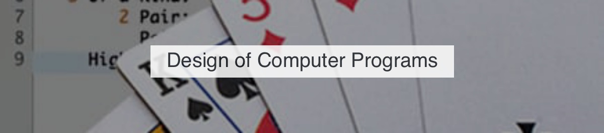 Reddit comments on "Design of Computer Programs" Udacity course | Reddacity